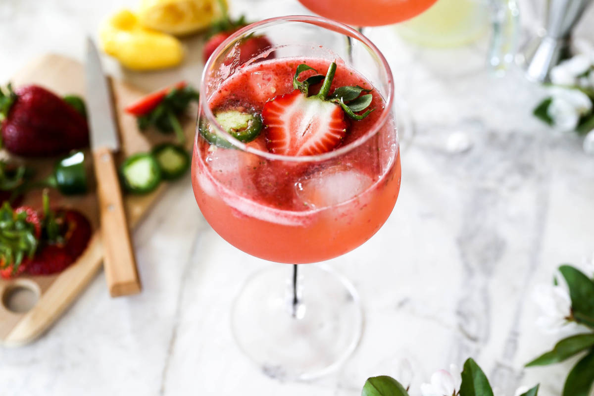 Jalapeno & Lemon Strawberry Cocktail | The Table by Harry & David